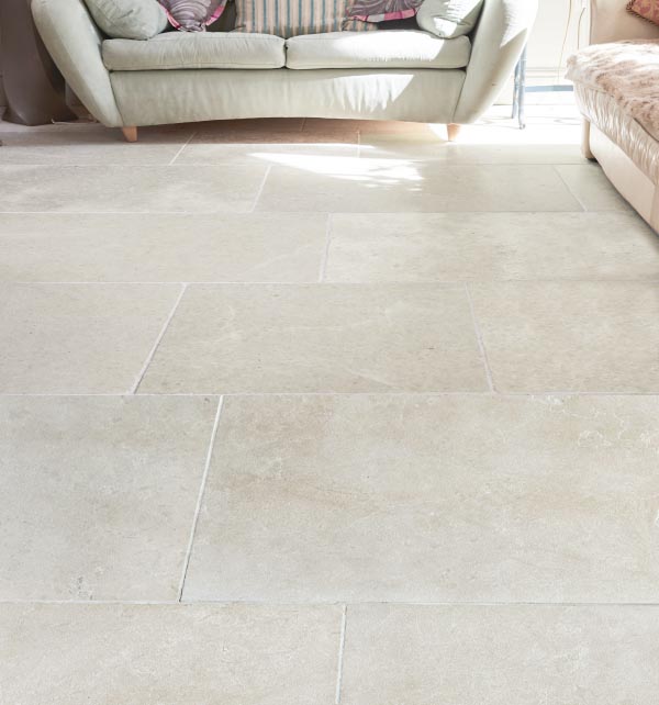 Palmyra Limestone Brushed Stone Floor