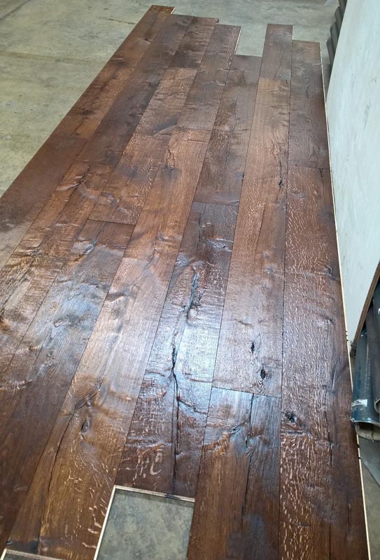 French Ripped Oak 4 - Aged Engineered Wood Flooring Oibá