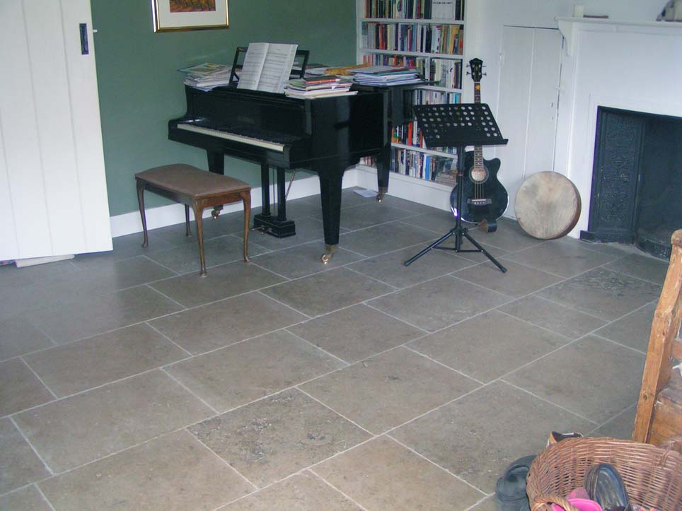 Jurassic Blue Grey Limestone Tumbled