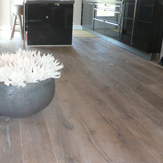 Distressed Oak Wood Flooring