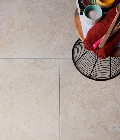 Mediterranean Beige Porcelain Flagstone Floortique