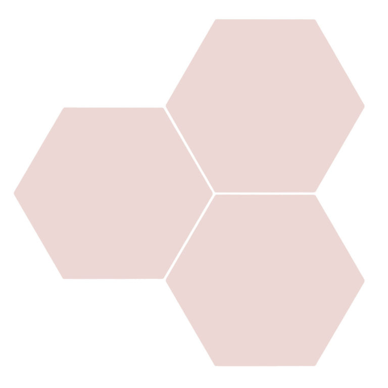 Hexham Rose Hexagonal Tile