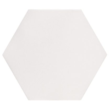 Hexham White Hexagonal Tile