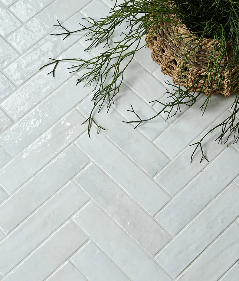 Marlborough Cotton White 200 x 75 Porcelain Tiles
