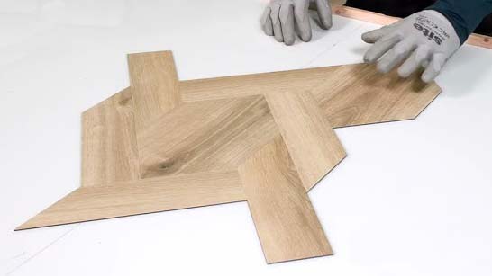 Oak Mansion Weave Engineered wood flooring