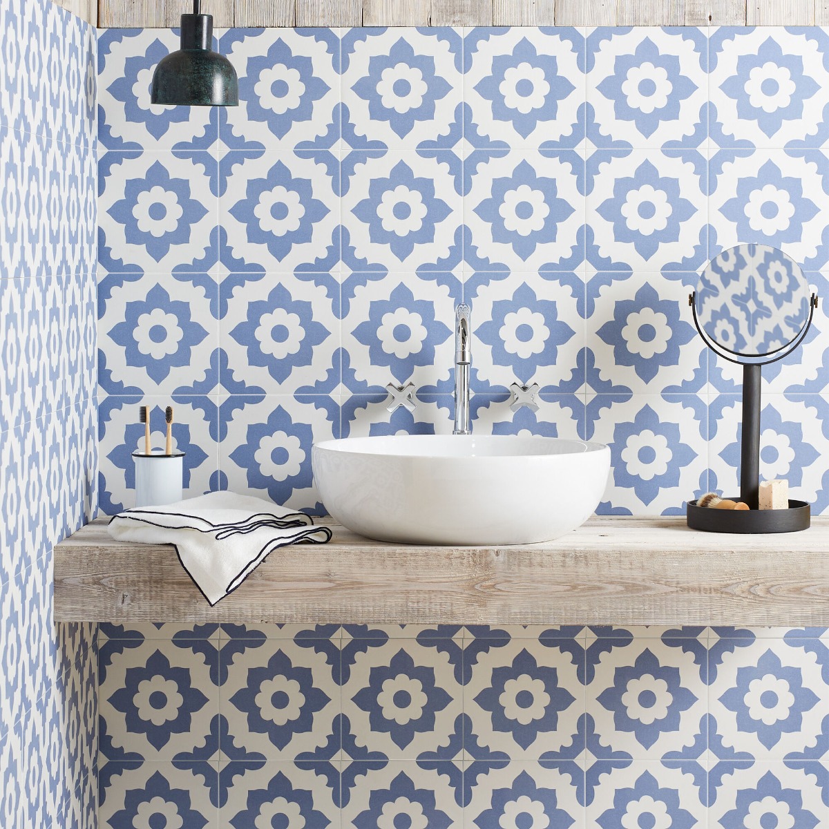 Bert & May Santona Navy Tile Floortique